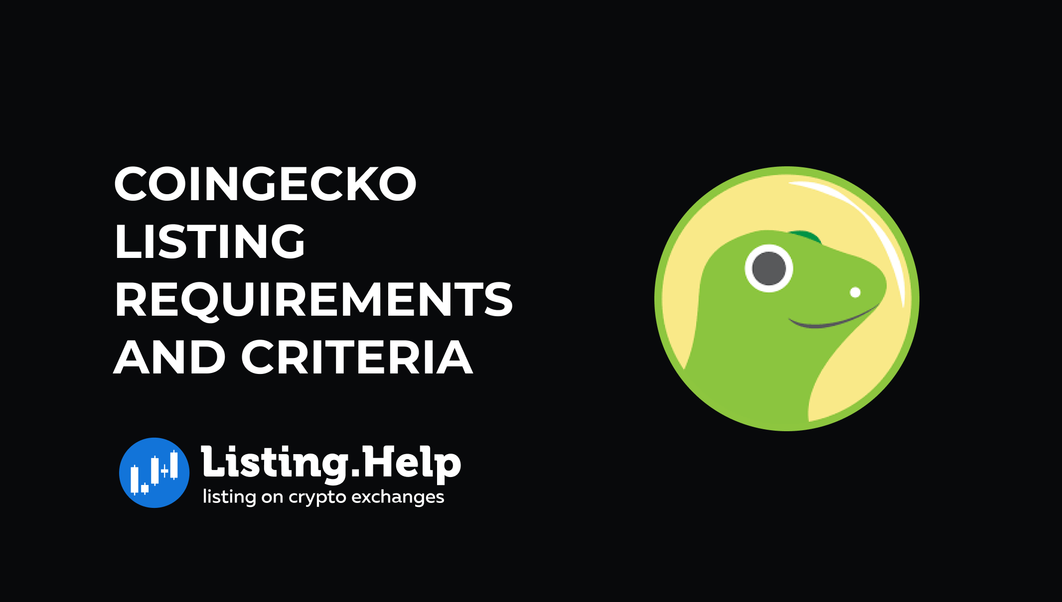 CoinGecko Listing Requirements & Criteria 2026