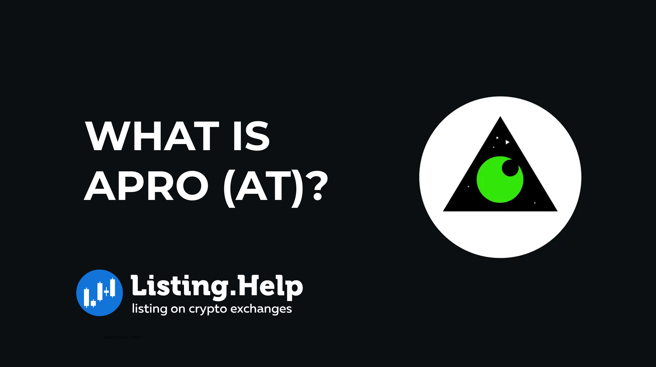 What is APRO (AT)? - Listing.Help | #1 Exchange Listing Agency
